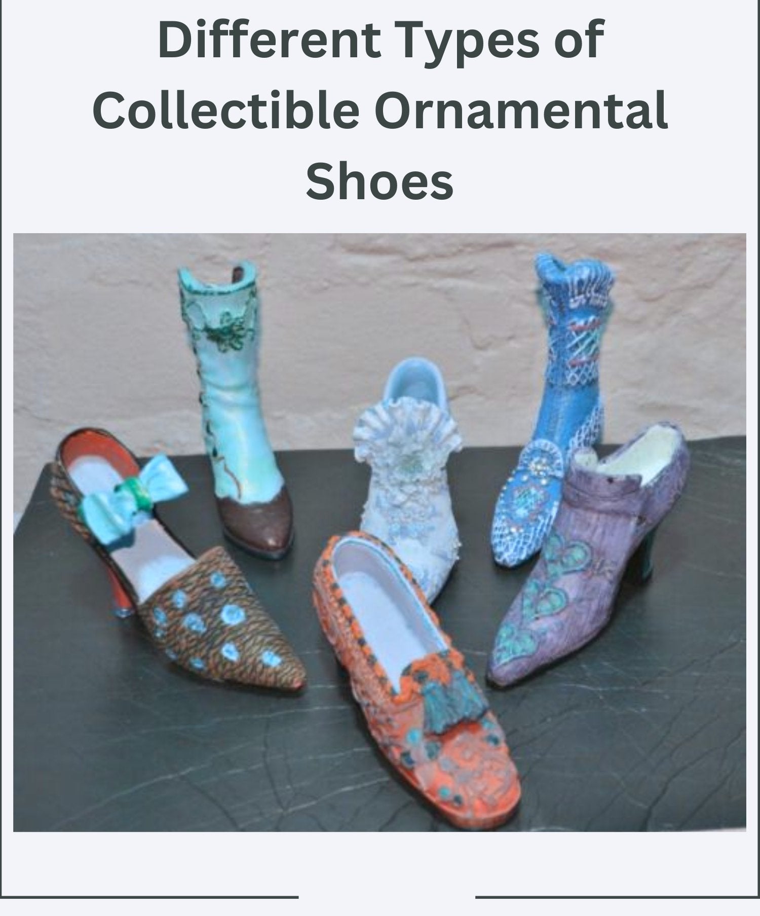 COLLECTIBLE ORNAMENTAL SHOES | TMD167207