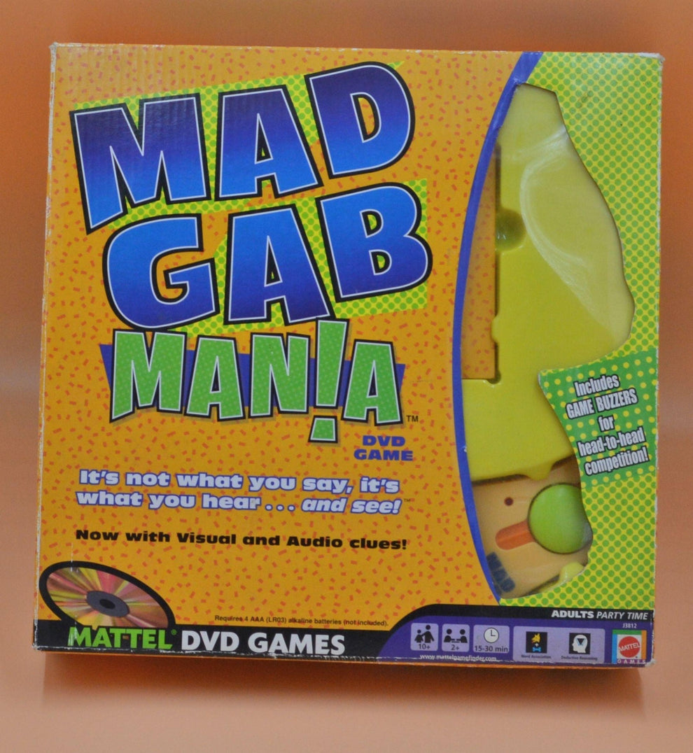 BOXED GAME MAD GAB MANIA