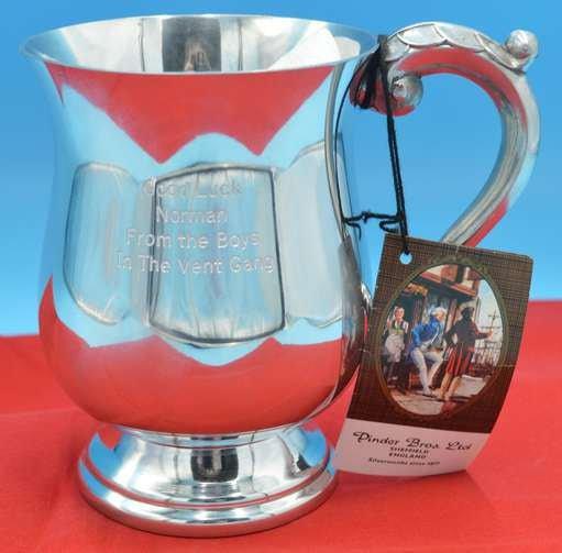 PINDER BROS PEWTER TANKARD