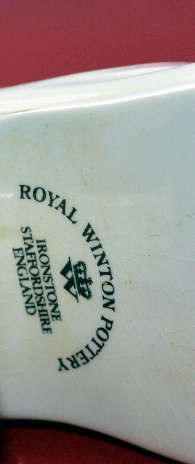 ROYAL WINTON POTTERY - BEAUTIFUL ORNAMENTAL DECORATIVE SHOE