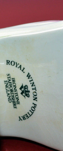 ROYAL WINTON POTTERY - BEAUTIFUL ORNAMENTAL DECORATIVE SHOE - TMD167207
